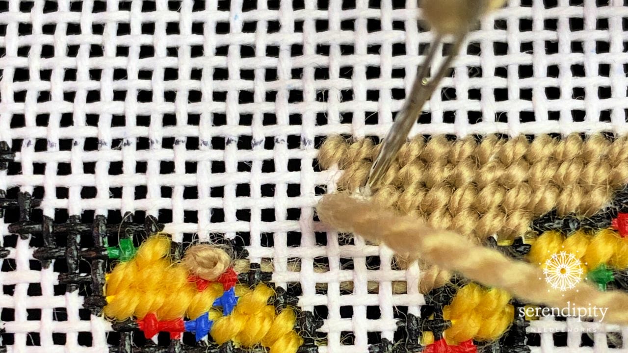 How to Anchor Your Thread - Serendipity Needleworks